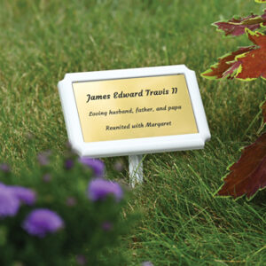 Temporary Grave Marker - Mark Thomas Co.