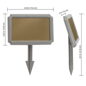 Temporary Grave Marker - Mark Thomas Co.